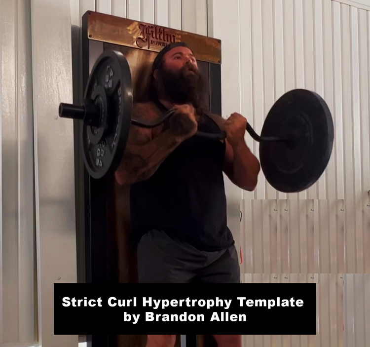 Strict Curl Hypertrophy Template – filthypowerindustries